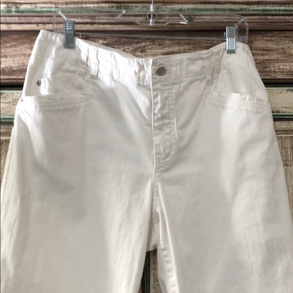 Bandolino Blu | Pants & Jumpsuits | Bandolino Blu White Cotton Capris ...